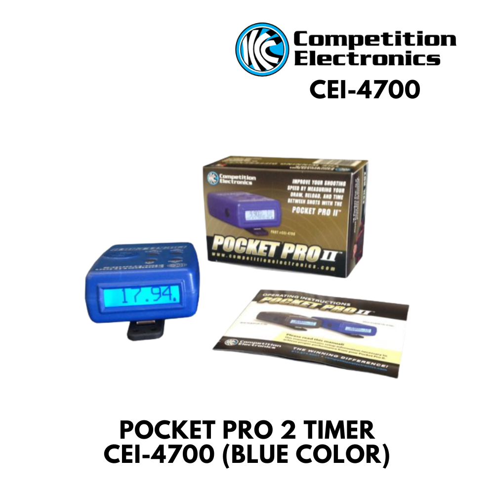 POCKET PRO 2 TIMER CEI-4700 (BLUE COLOR) – Armscor Shooting Center, Inc.